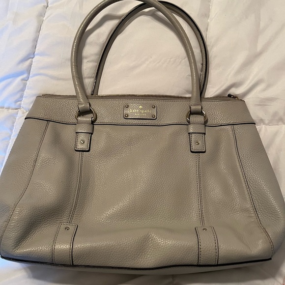 kate spade | Bags | Kate Spade Gray Satchel Bag | Poshmark